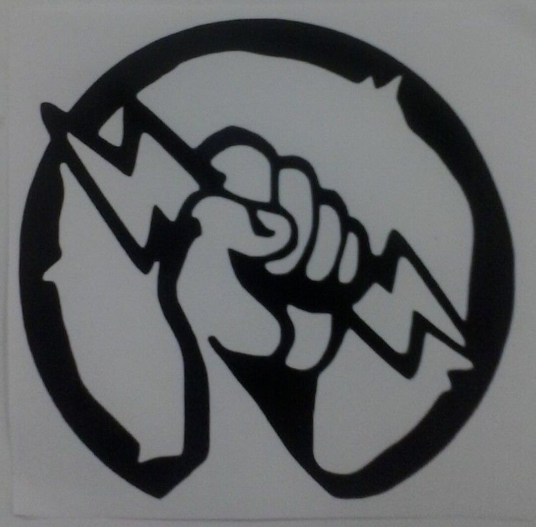 Bioshock Infinite Shock Jockey Logo Vinyl Sticker Decal Choose Color ...