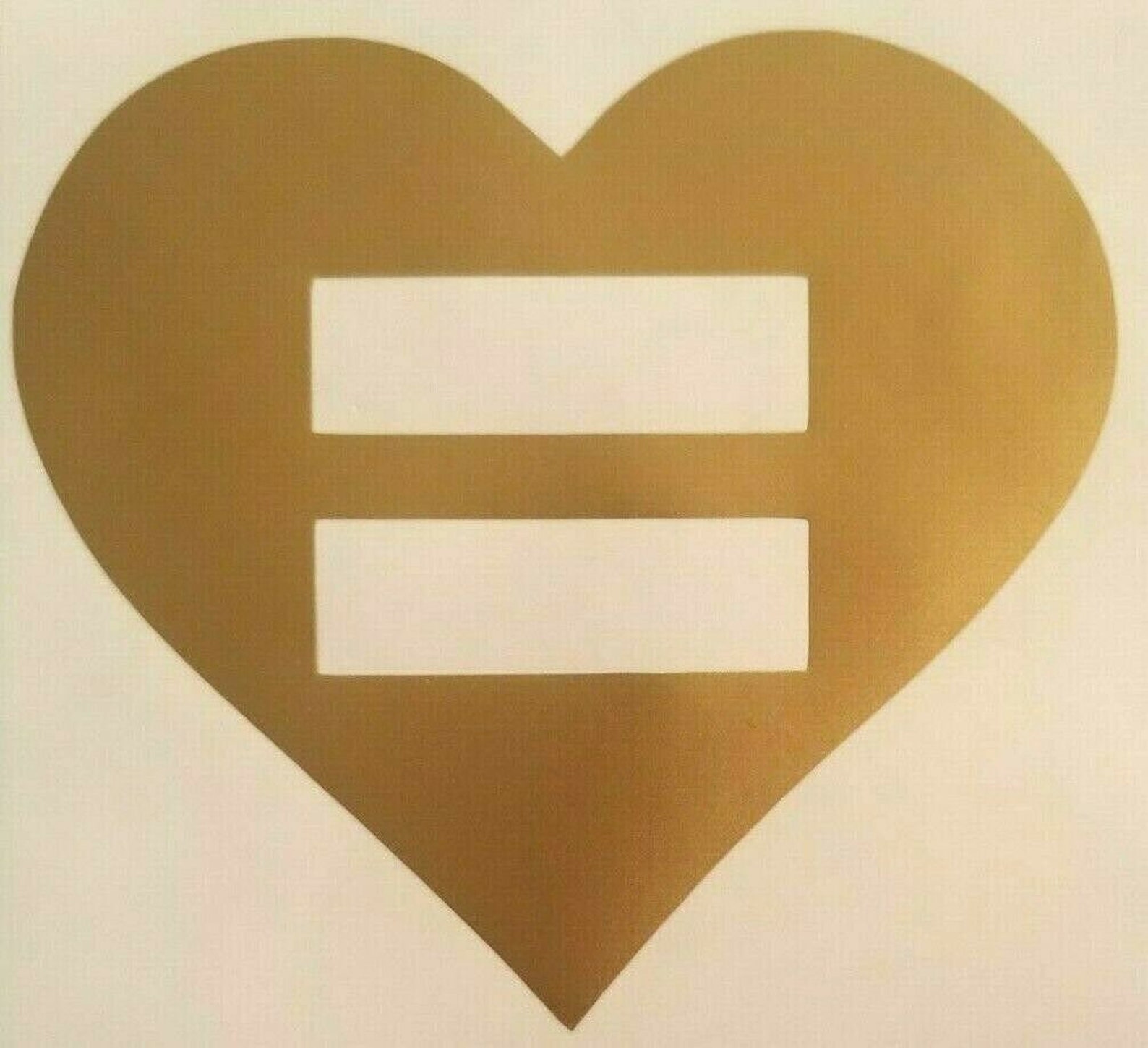 Heart Equality Sticker Vinyl Decal Choose Size/color - Etsy