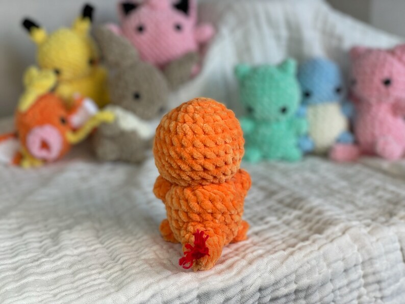 Charmander Crochet Patterns - Etsy