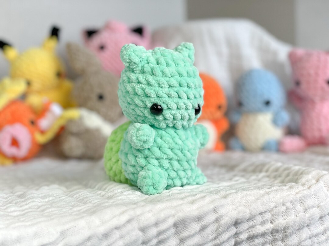 Mini Bulbasaur Plushie Pokémon Stuffed Animal Cute Gift Toy - Etsy
