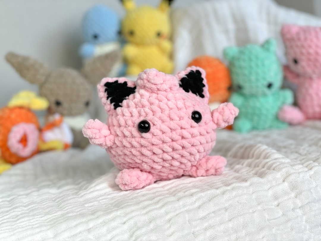 Mini Jiggly Puff Plushie Pokémon Stuffed Animal Cute Gift Toy for Kids ...