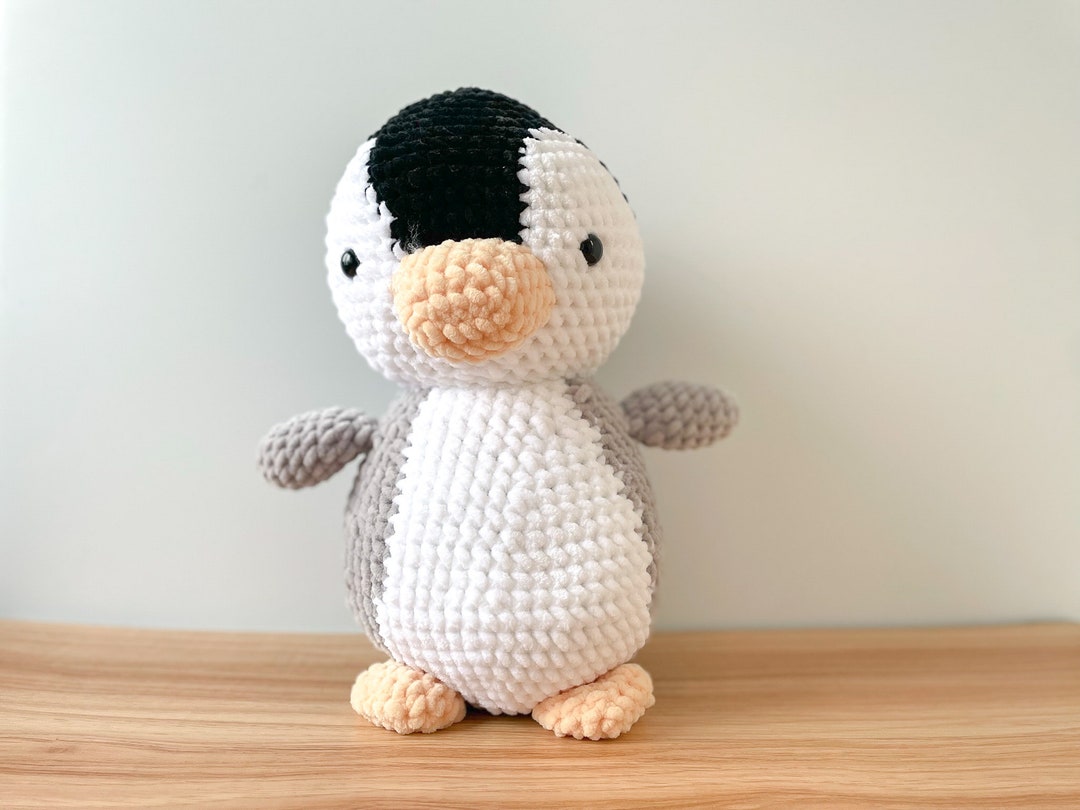 Large Plushie Penguin Amigurumi Crochet Cute Stuffed Animal - Etsy