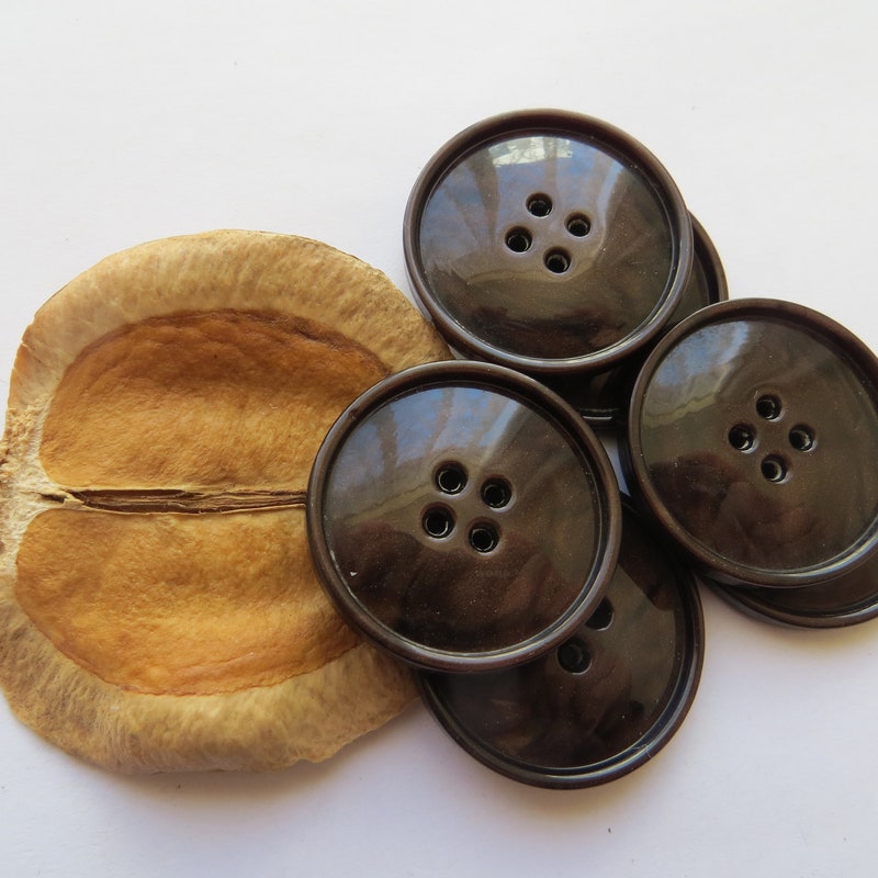 Brown Buttons - Etsy
