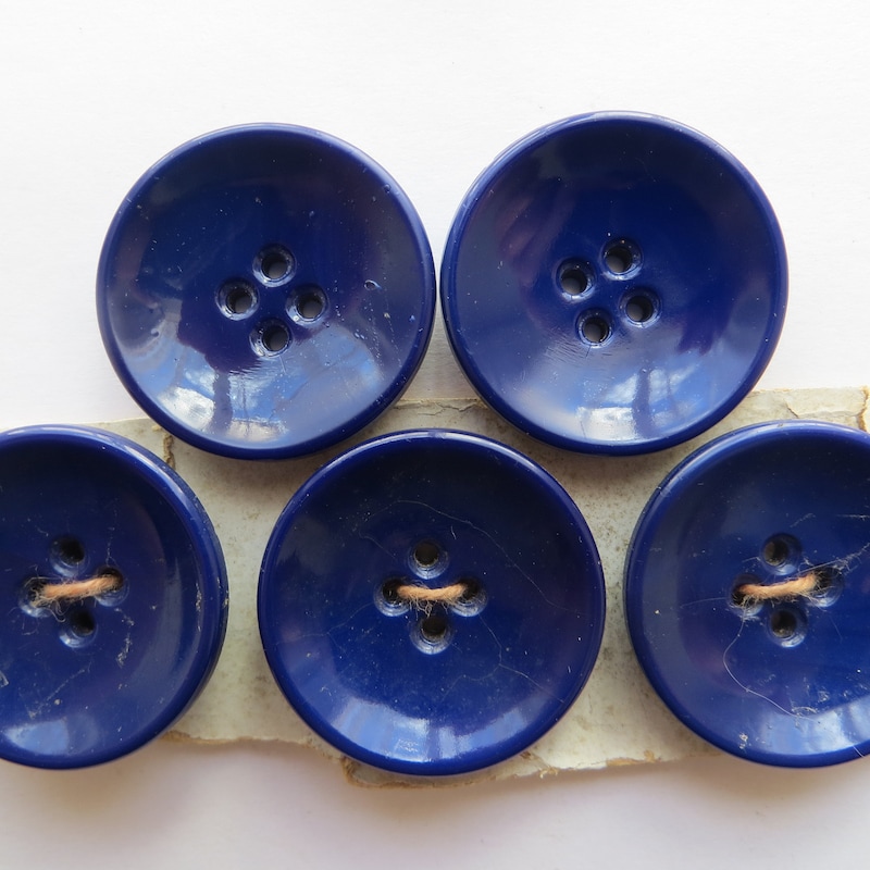 Blue Glass Buttons - Etsy
