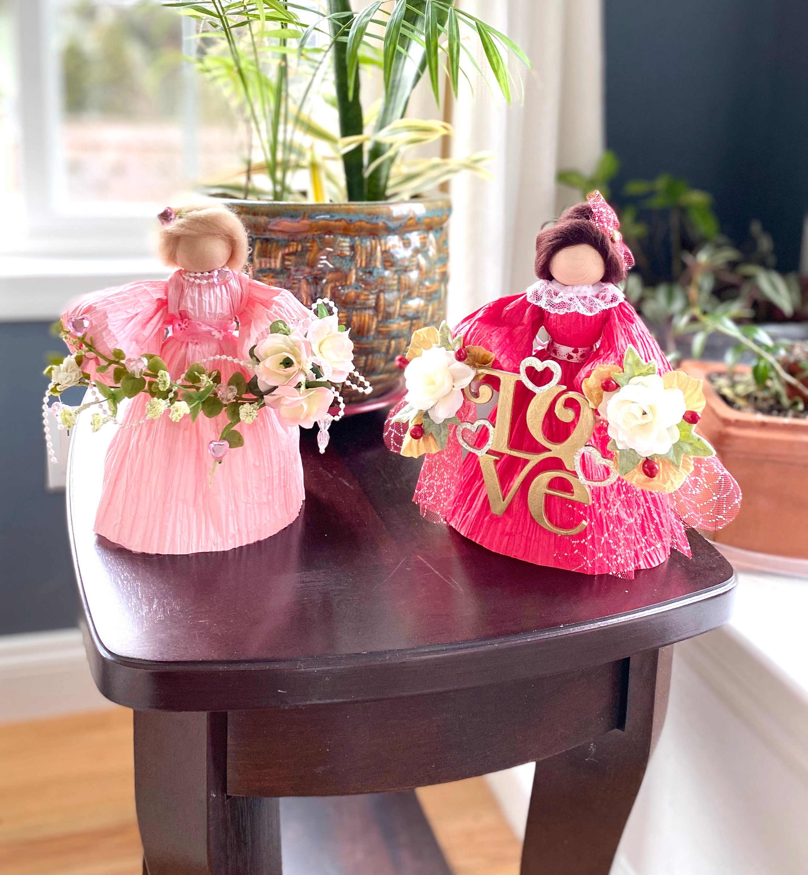 Hearts and Flowers Doll. Handmade Country Doll. Farmhouse | Etsy