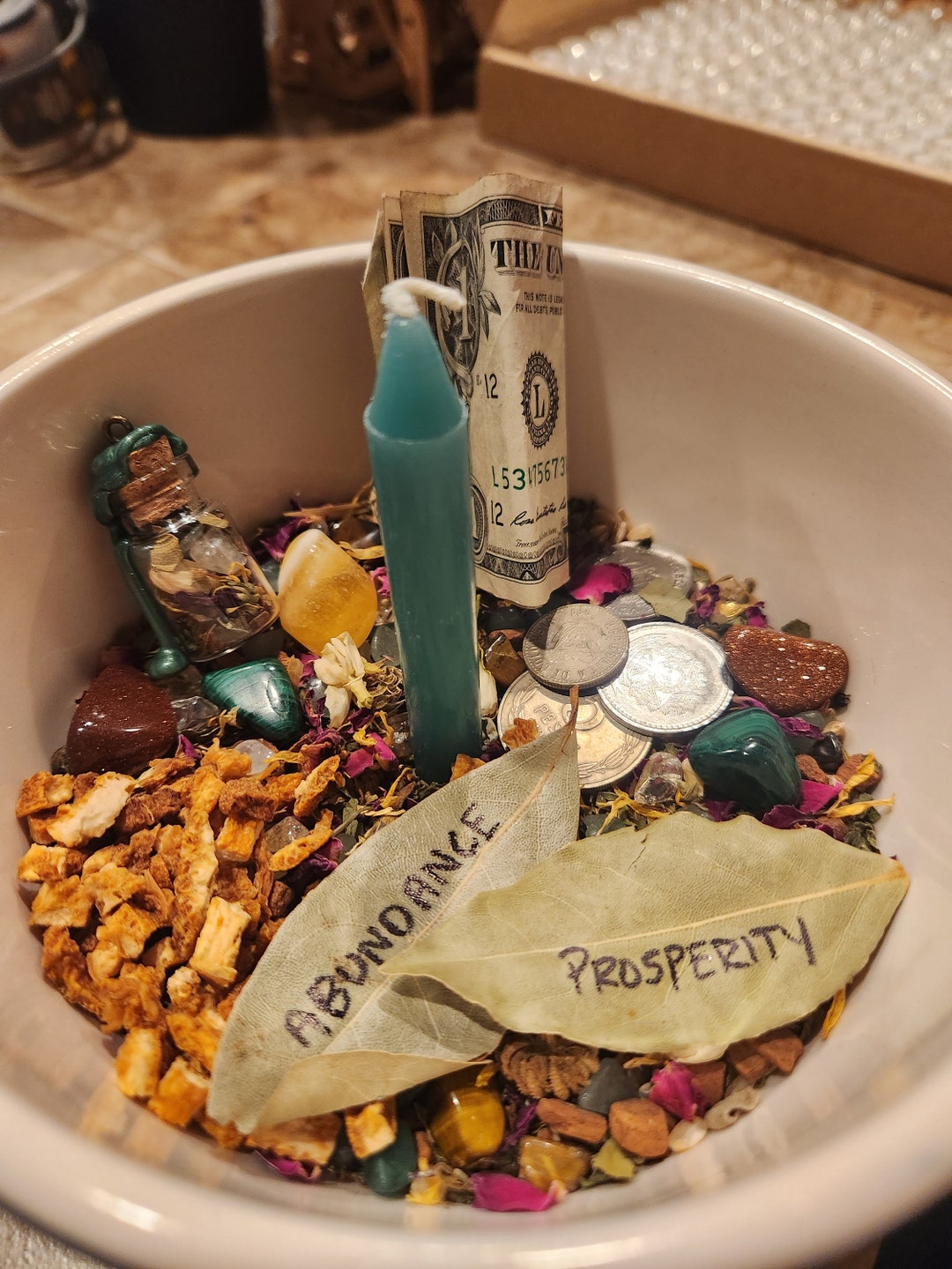 Money Bowl Spell Kit - Etsy