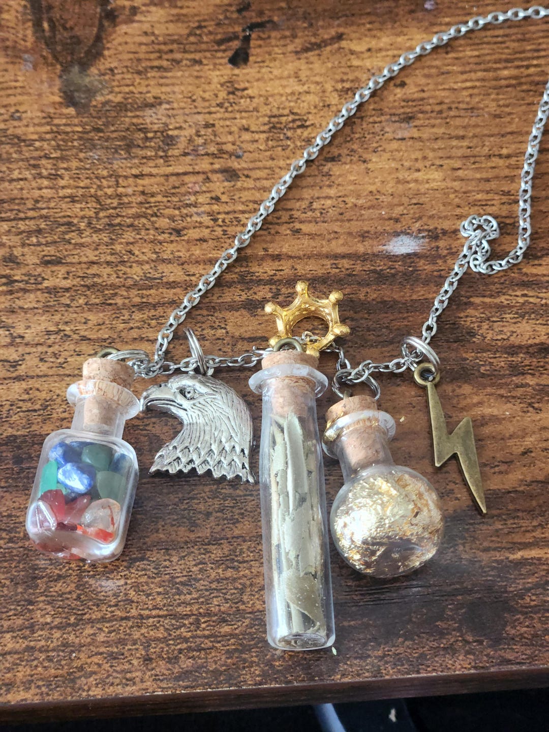 God Zeus Deity Charm Necklace - Etsy
