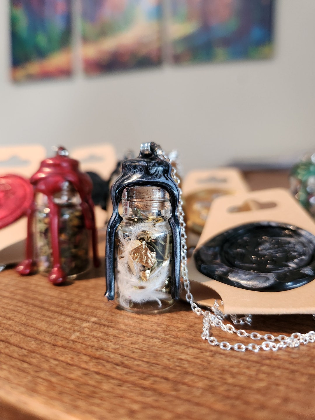 Miniature Deity Altar Jar Necklaces - Etsy