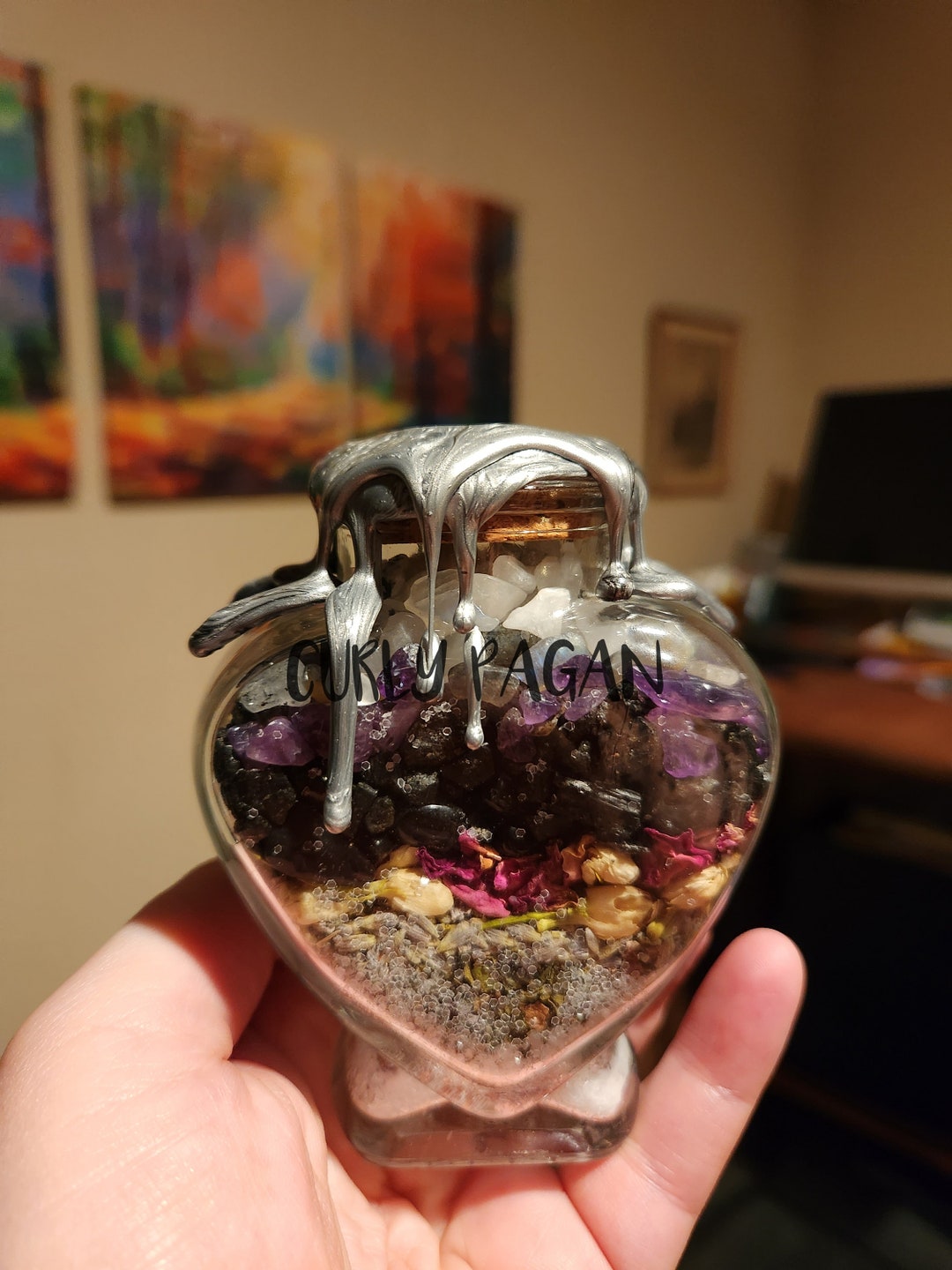 Goddess Nyx Deity Altar Jar - Etsy