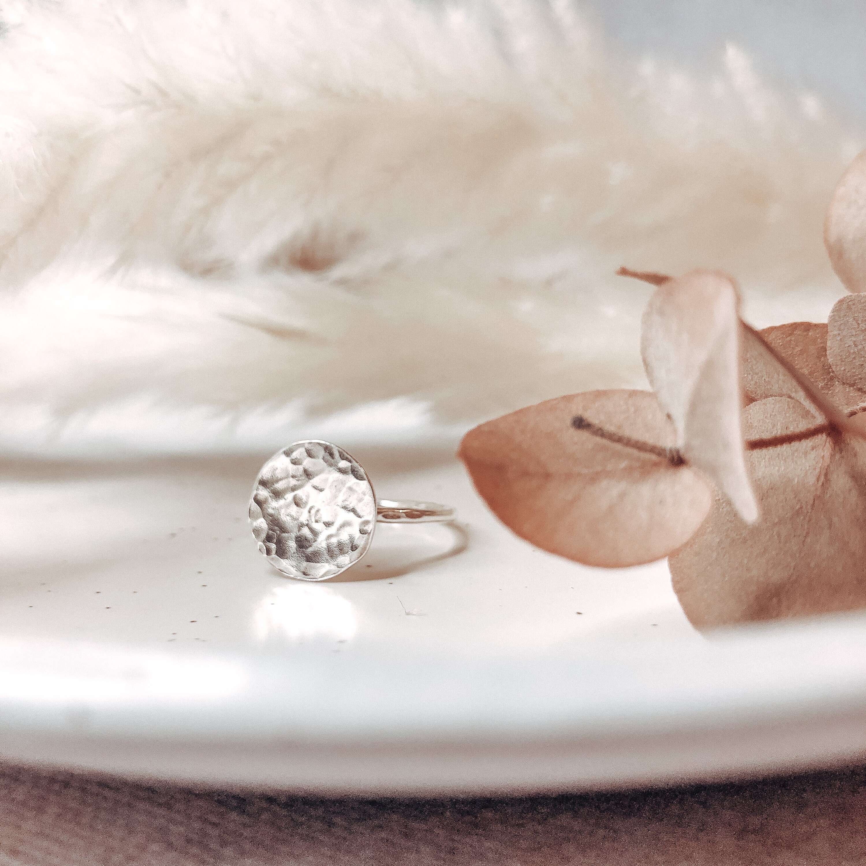 Sterling Silver Full Moon Luna Ring | Statement Ring | Celestial ...