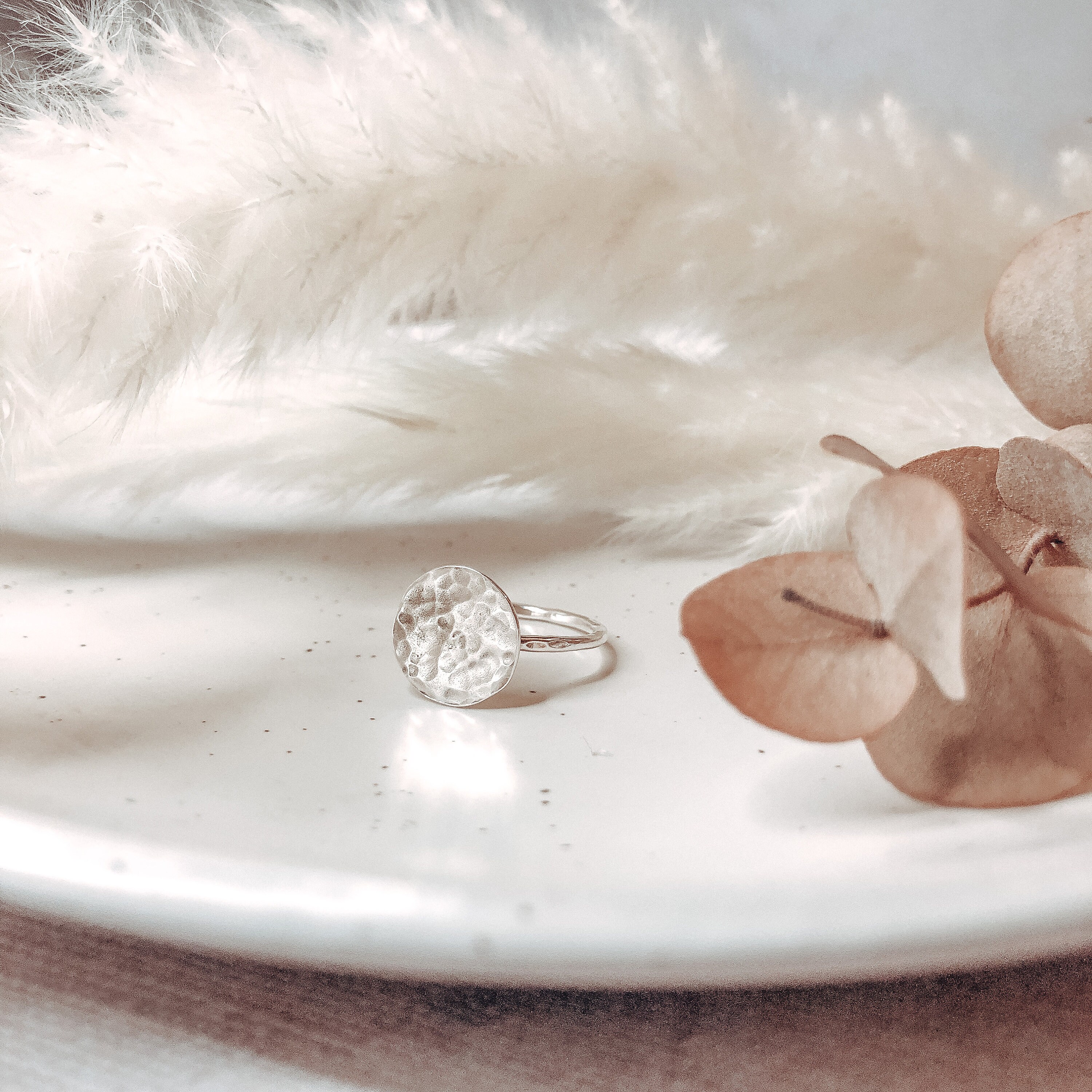 Sterling Silver Full Moon Luna Ring Statement Ring - Etsy