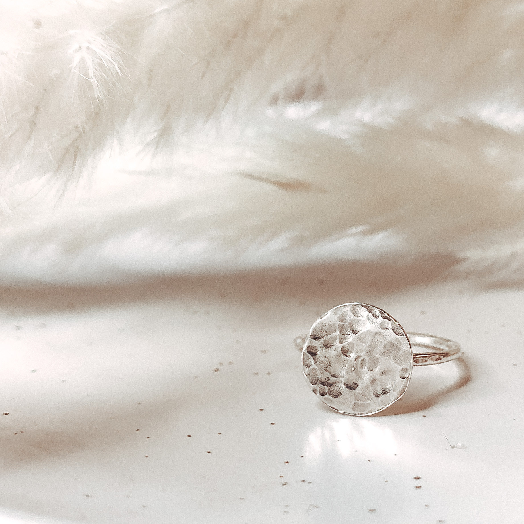 Sterling Silver Full Moon Luna Ring | Statement Ring | Celestial ...