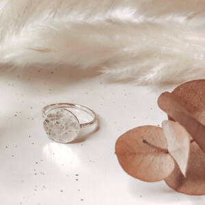 Sterling Silver Full Moon Luna Ring | Statement Ring | Celestial ...