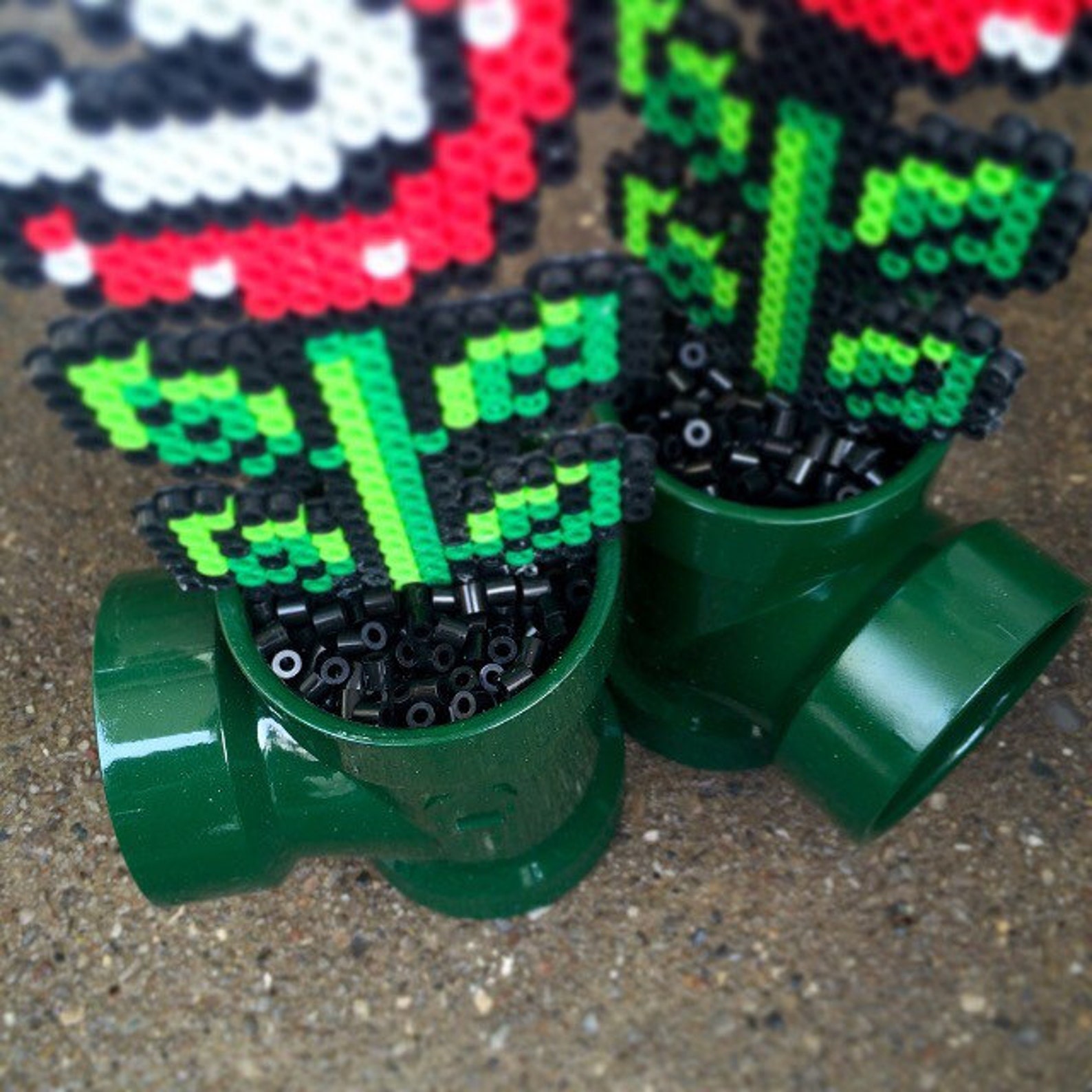 Super Mario Piranha Plant in a Pipe Each Sold Separately | Etsy