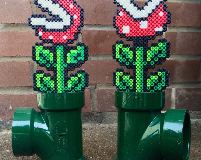 Super Mario Piranha Plant in a Pipe each Sold Separately - Etsy