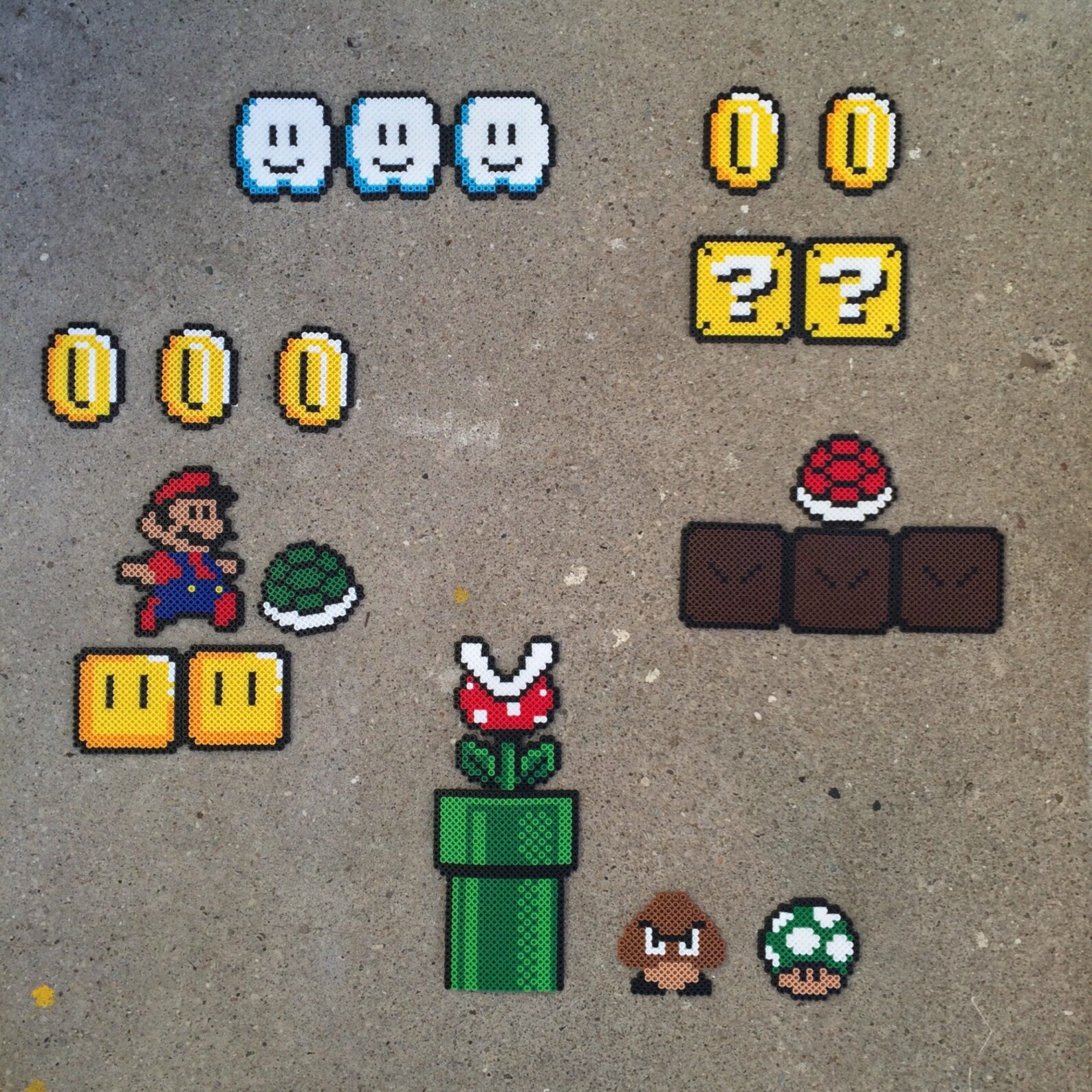 Super Mario Fridge Magnet Set - Large (22 Pcs.) - Etsy