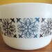 Vintage JAJ Pyrex Chelsea Design Deep Small Casserole Dish / 60s ...