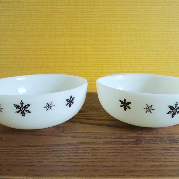 Black Snowflake Pyrex - Etsy