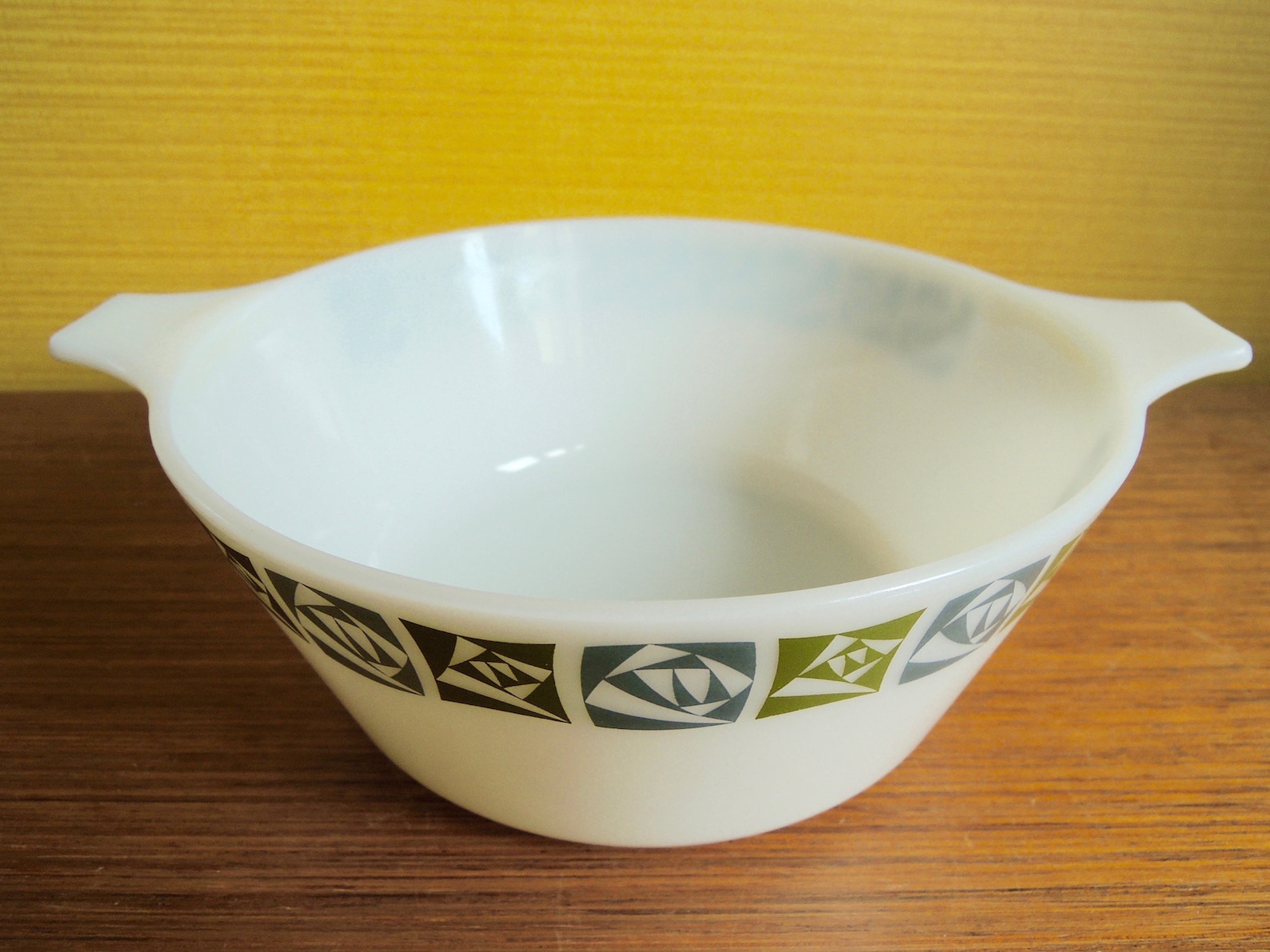 JAJ Vintage Pyrex Checkers Pattern Casserole Dish / Bowl / 60s / Blue ...