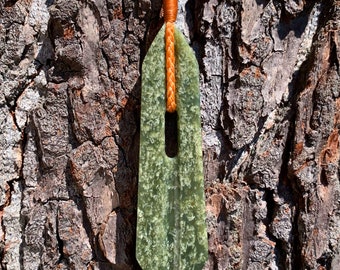 Wyoming Honey Mutton Fat Nephrite Jade Hand-carved Split-drop - Etsy