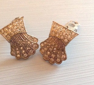 Art Deco 1930's Original Dress Clips, Pair of Vintage Art Deco Clips ...