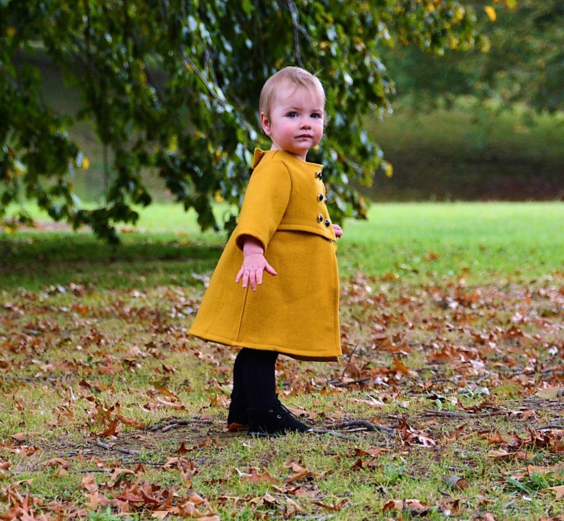 Girls Coat Sewing Pattern Childrens Jacket Digital Download - Etsy