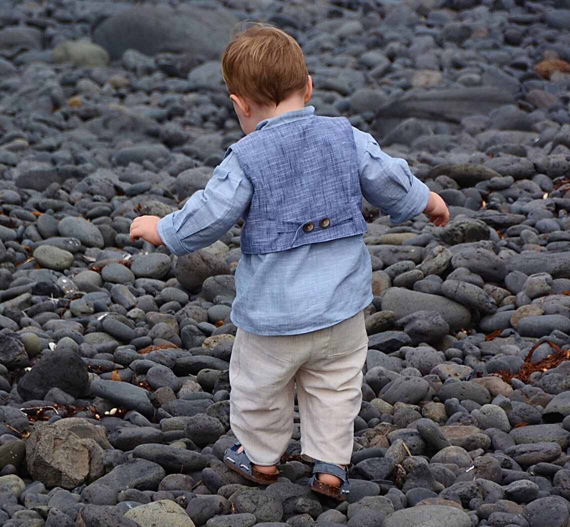 Children's Vest Sewing Pattern, Kids Waistcoat PDF Pattern, Boys Sewing ...