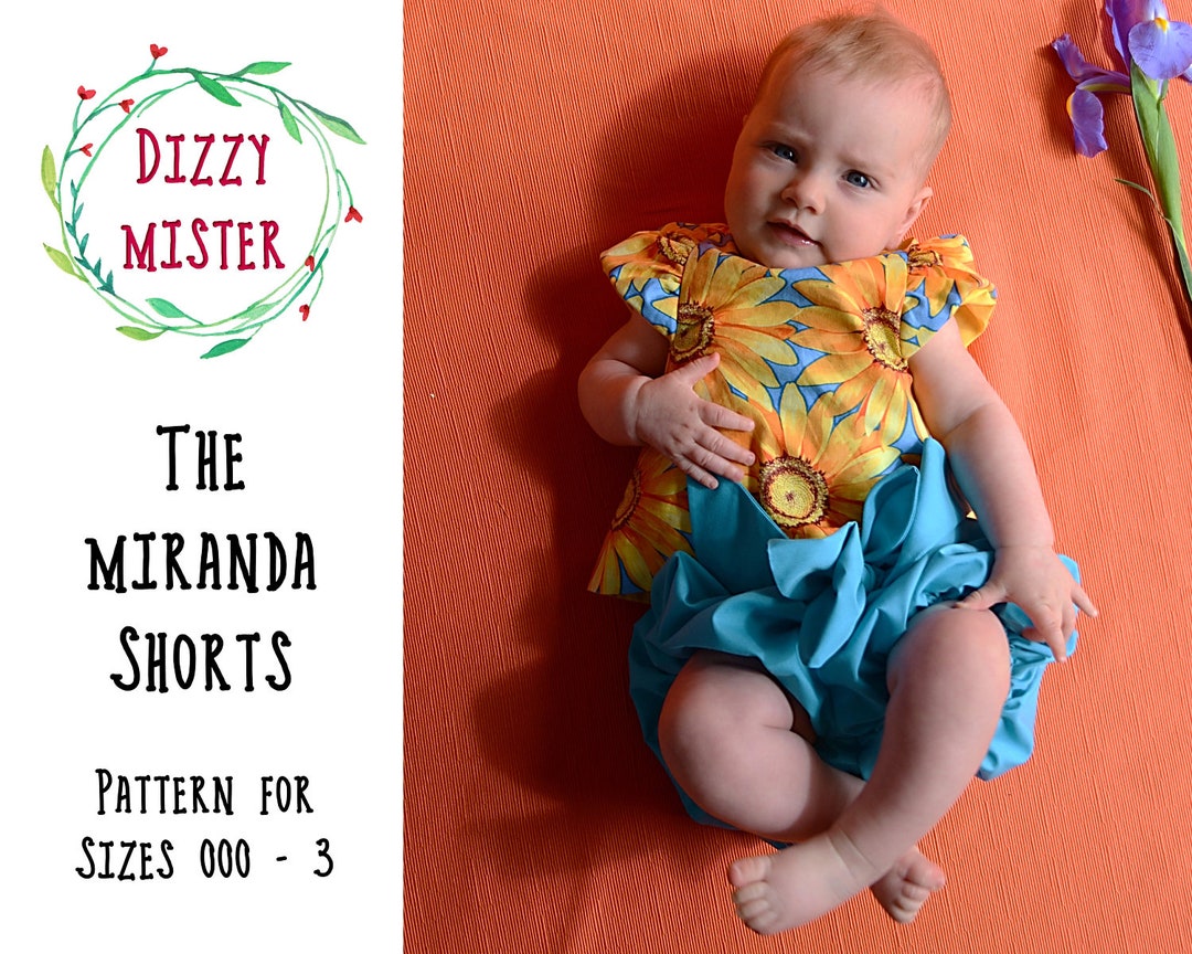 Girls Shorts Sewing Pattern, Kids Shorts Digital Download, Toddler Pdf ...