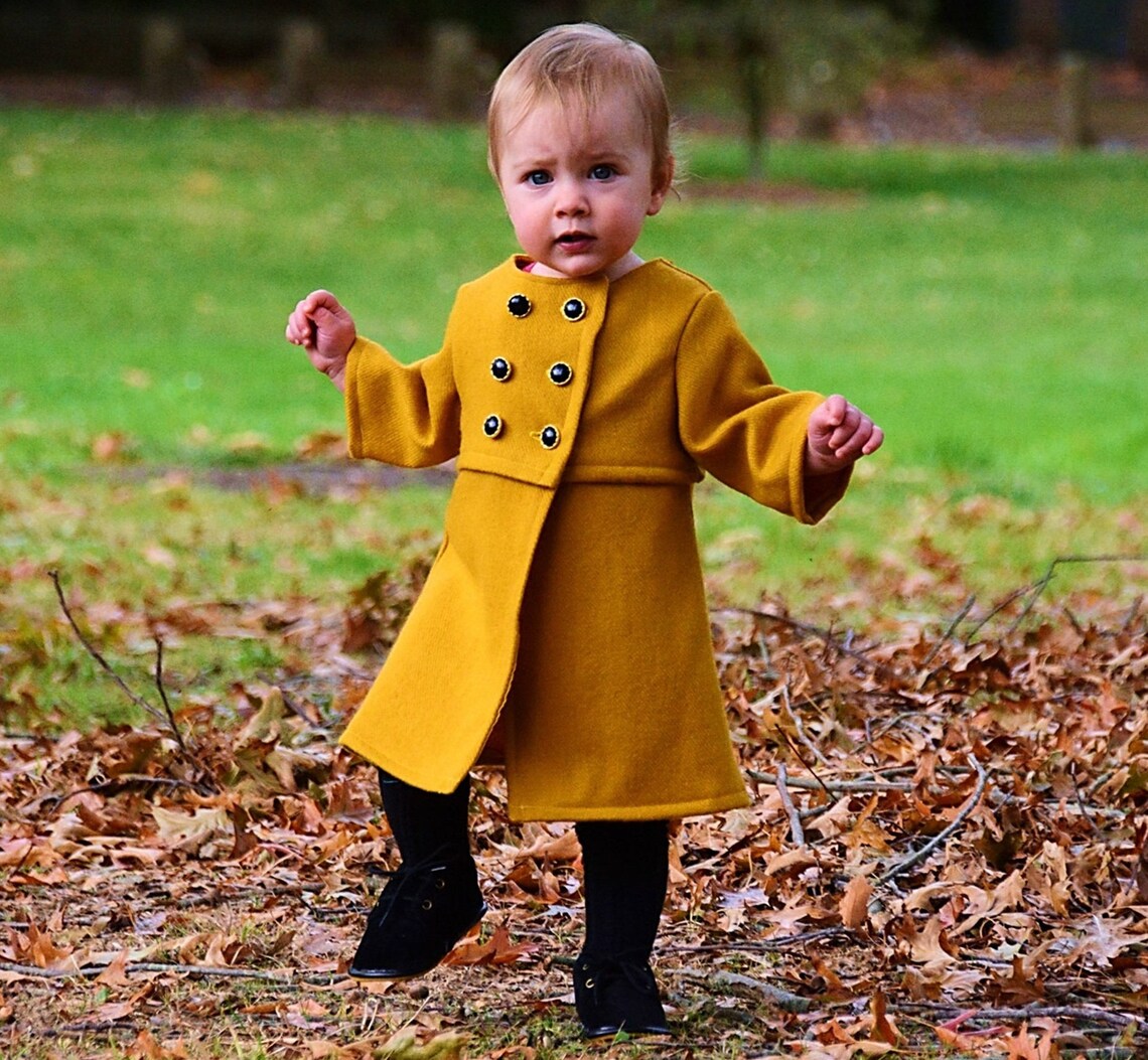 Girls Coat Sewing Pattern Childrens Jacket Digital Download - Etsy