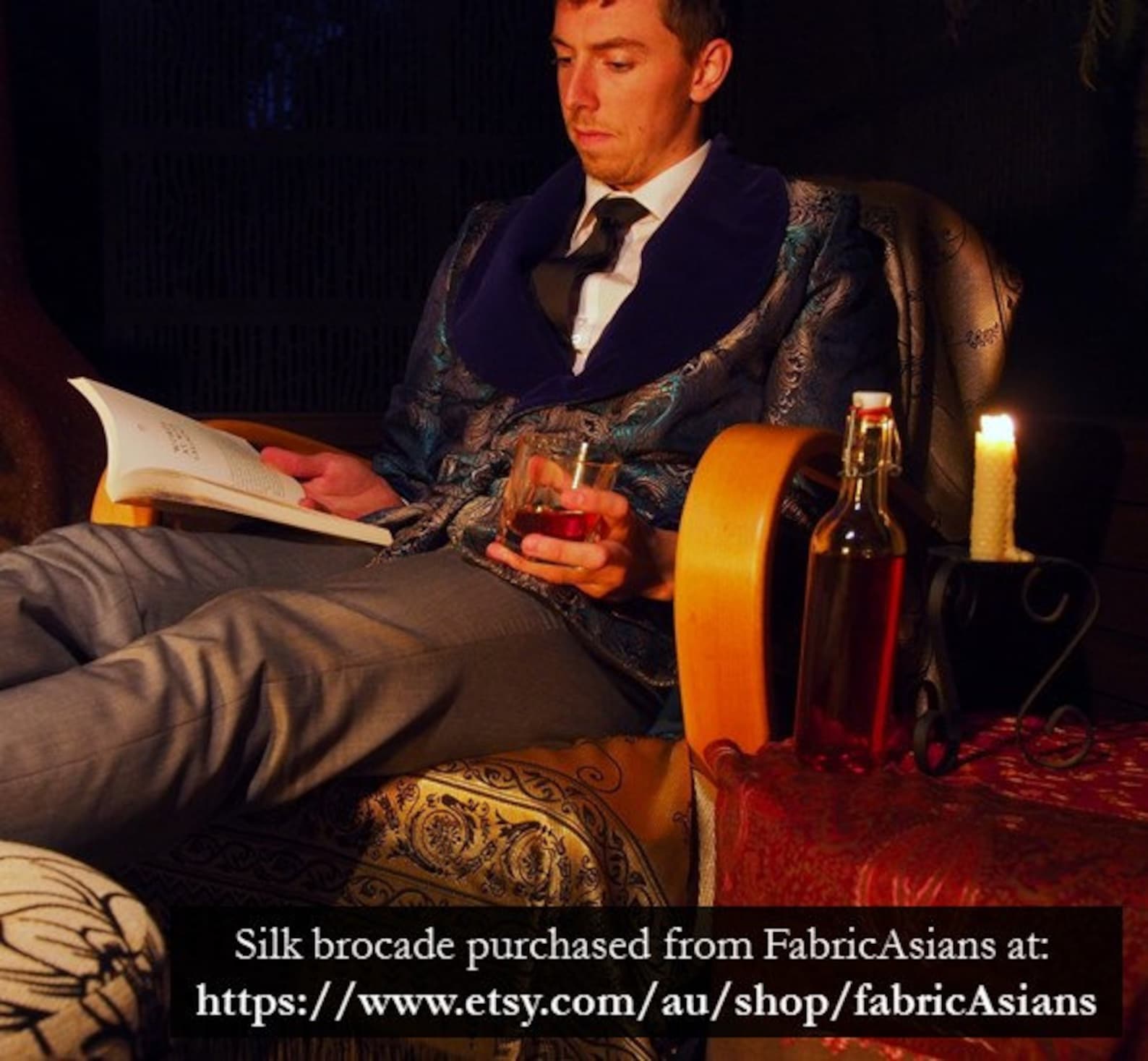 Smoking Jacket Sewing Pattern Mens Jacket PDF Pattern Mens - Etsy