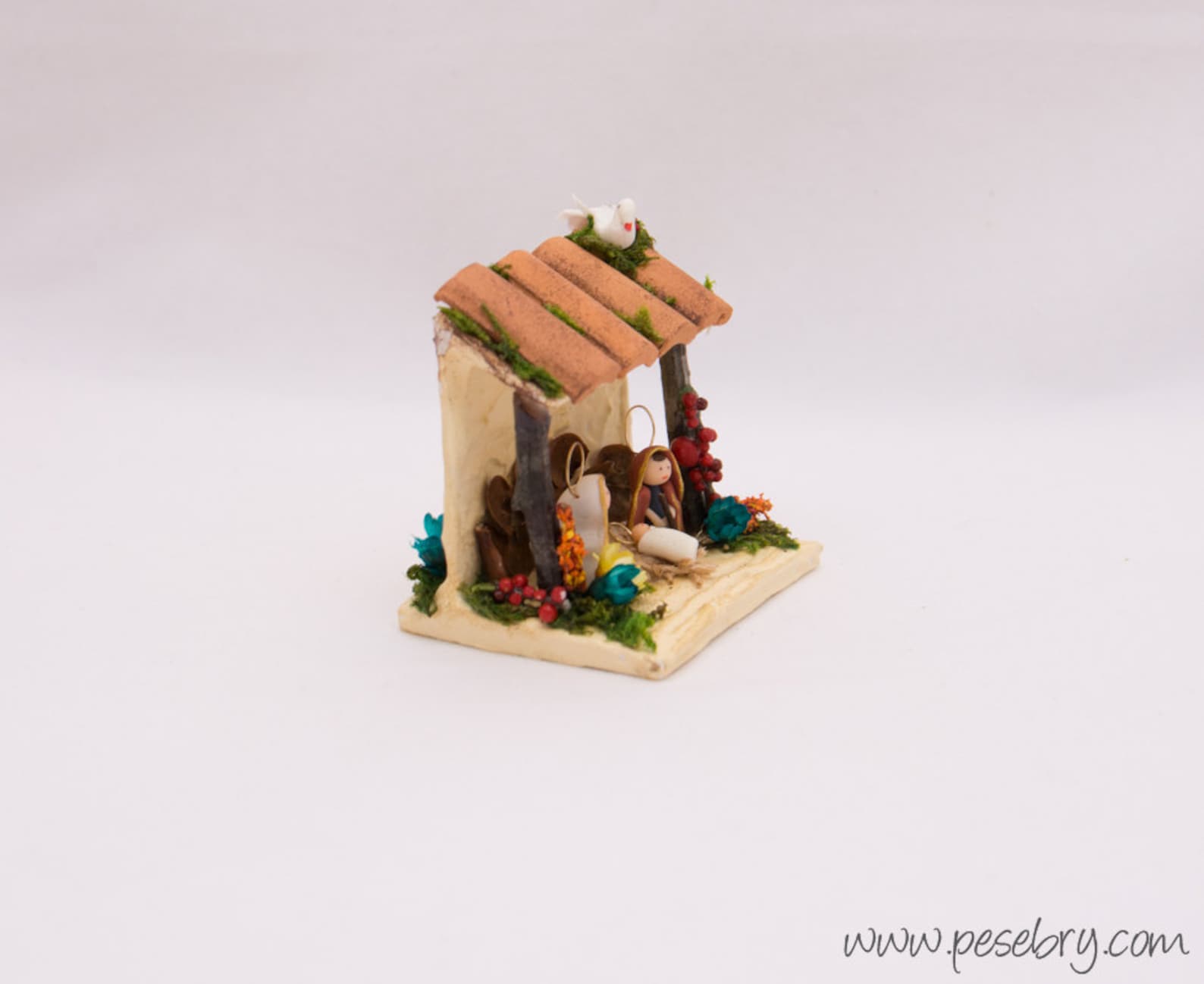 Tiny Portal, Nativity Miniature, Bethlehem , Nature Nativity, Holy ...