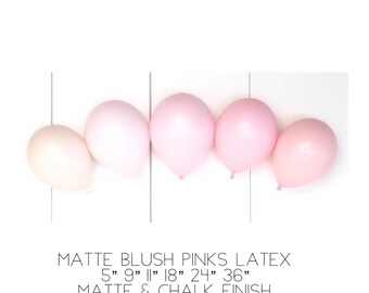 Matte balloons | Etsy