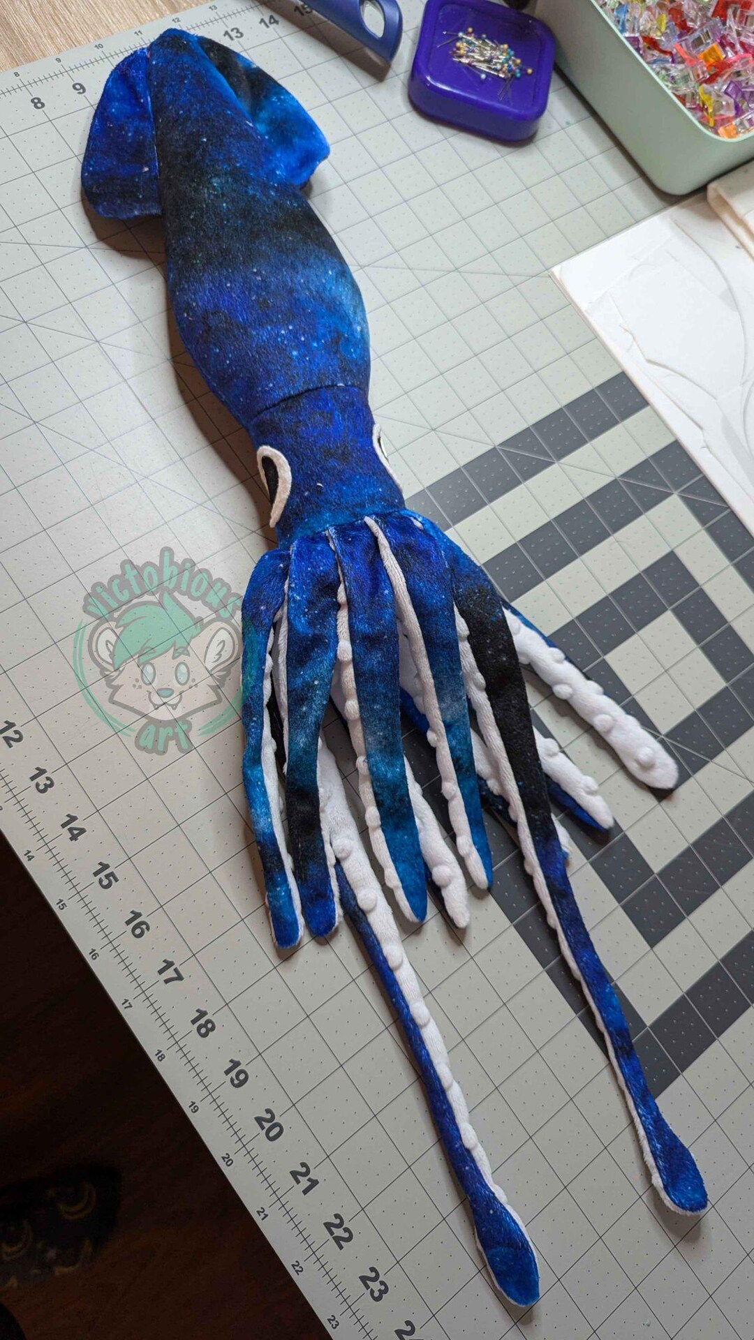 Custom Mini Giant Colossal Squid Minky Plush Plushie Made to Order ...