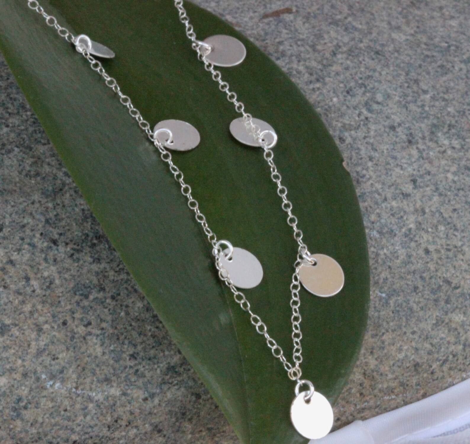 Coin Disc Necklace Sterling Silver/14k Gold Fill Disc - Etsy
