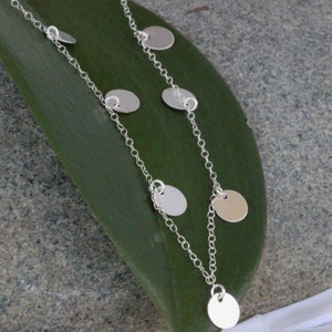 Coin Necklace, Gold Disc Necklace, 14k Gold Fill Coin Necklace, Coin ...