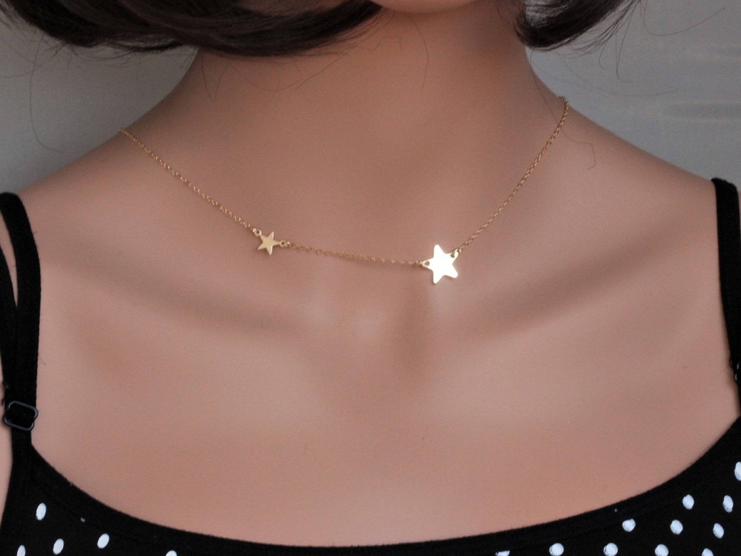 Gold Star Graduation Necklace: 14k Gold Filled or Sterling Silver ...