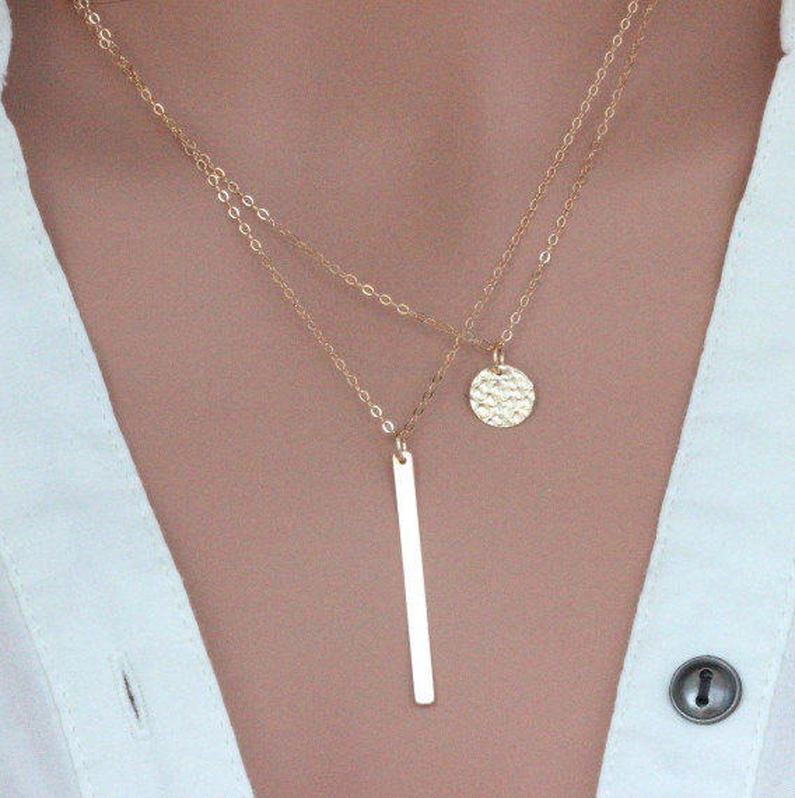 Layered Necklace Set Three Layered Necklace Turquoise - Etsy