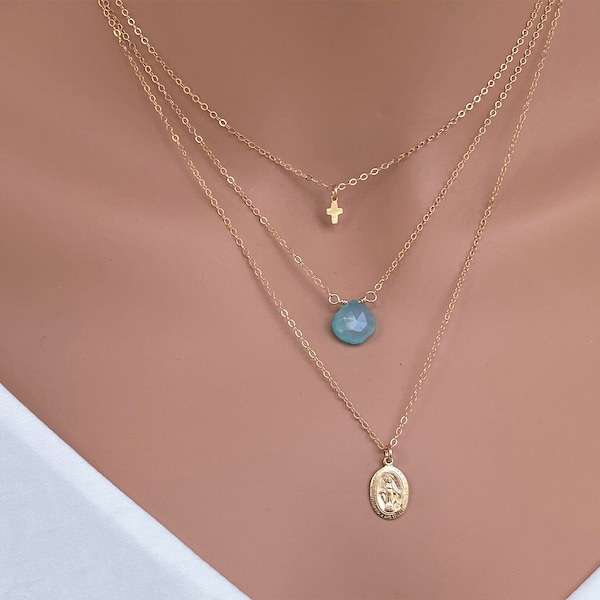 Three Layer Necklace - Etsy