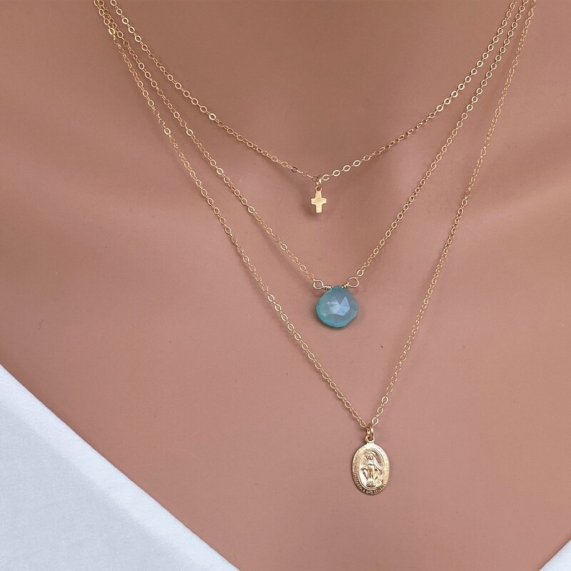 Layered Necklace - Etsy