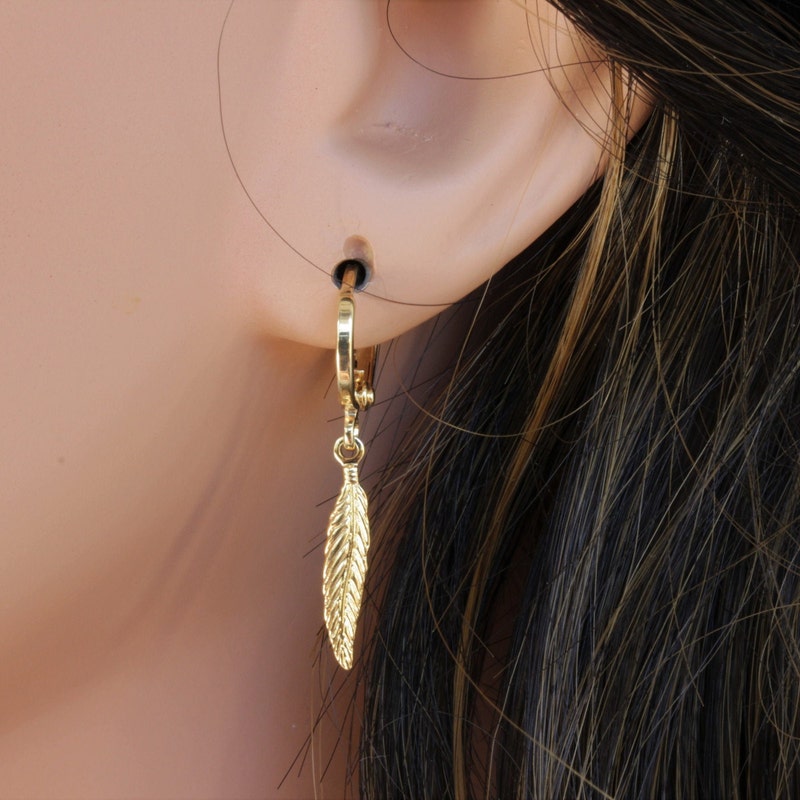 Feather Earrings - Etsy