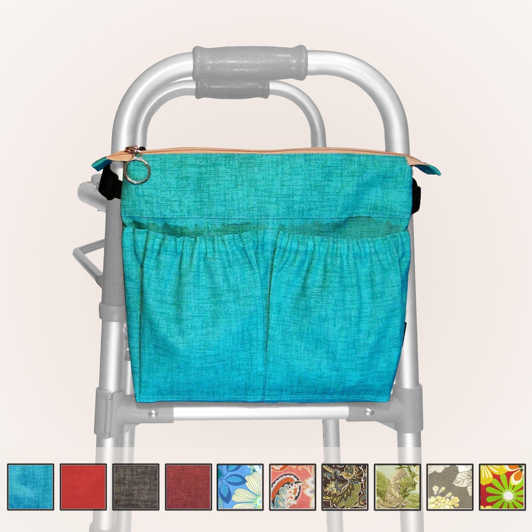 Dara Zipper Walker Rollator Bag: USA Made - Etsy