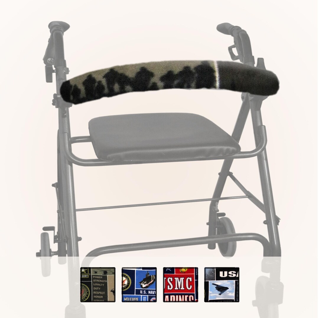 Plush Fleece Rollator Bar Cover - Army, Navy, Air Force, Marines - Etsy