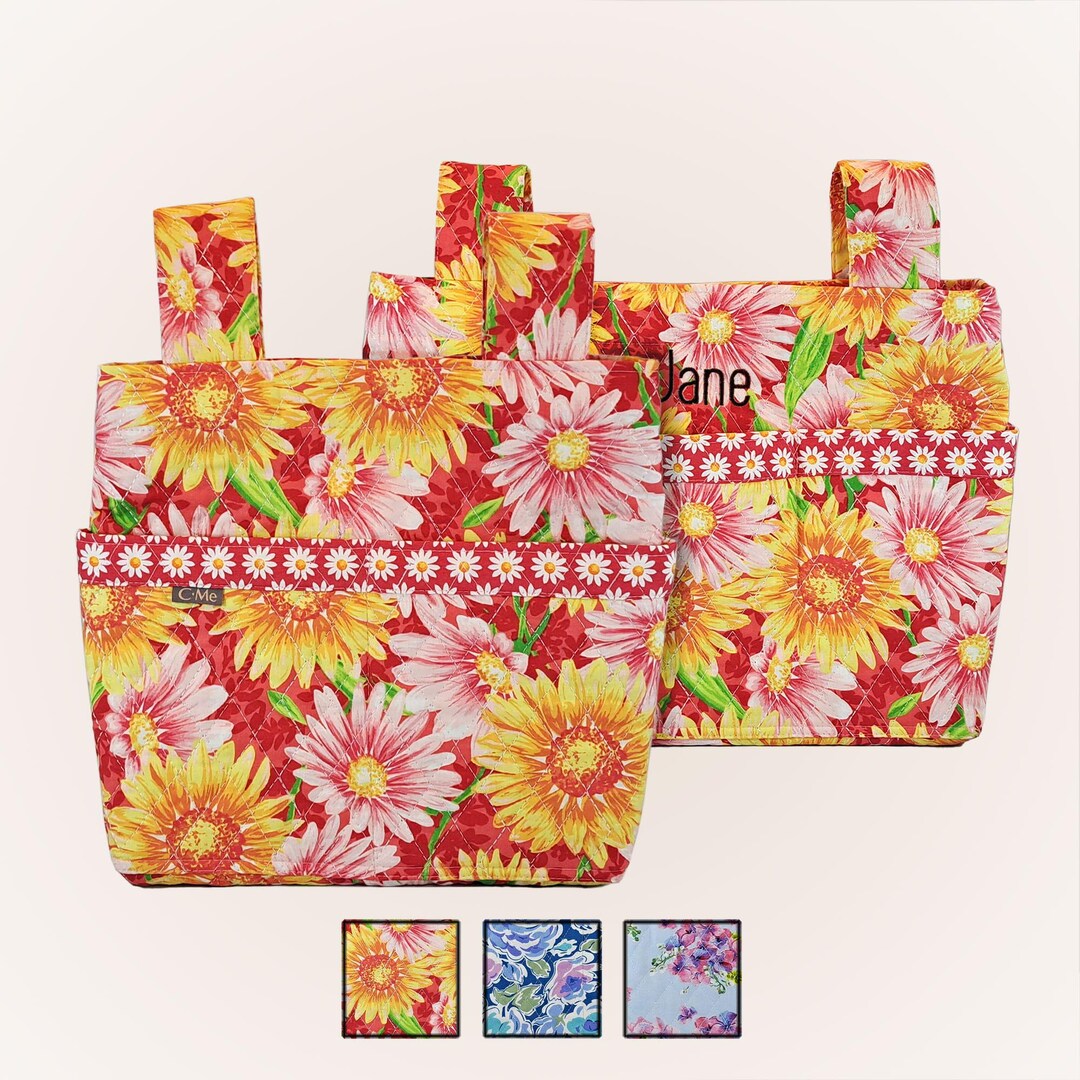 Personalized Quilted Walker Pouch With Multiple Pockets – Medium ...