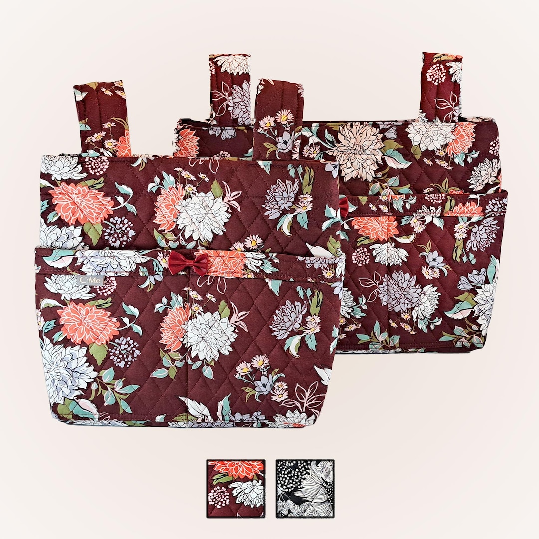 Quilted Walker Pouch With Multiple Pockets – Medium & Large Sizes for ...
