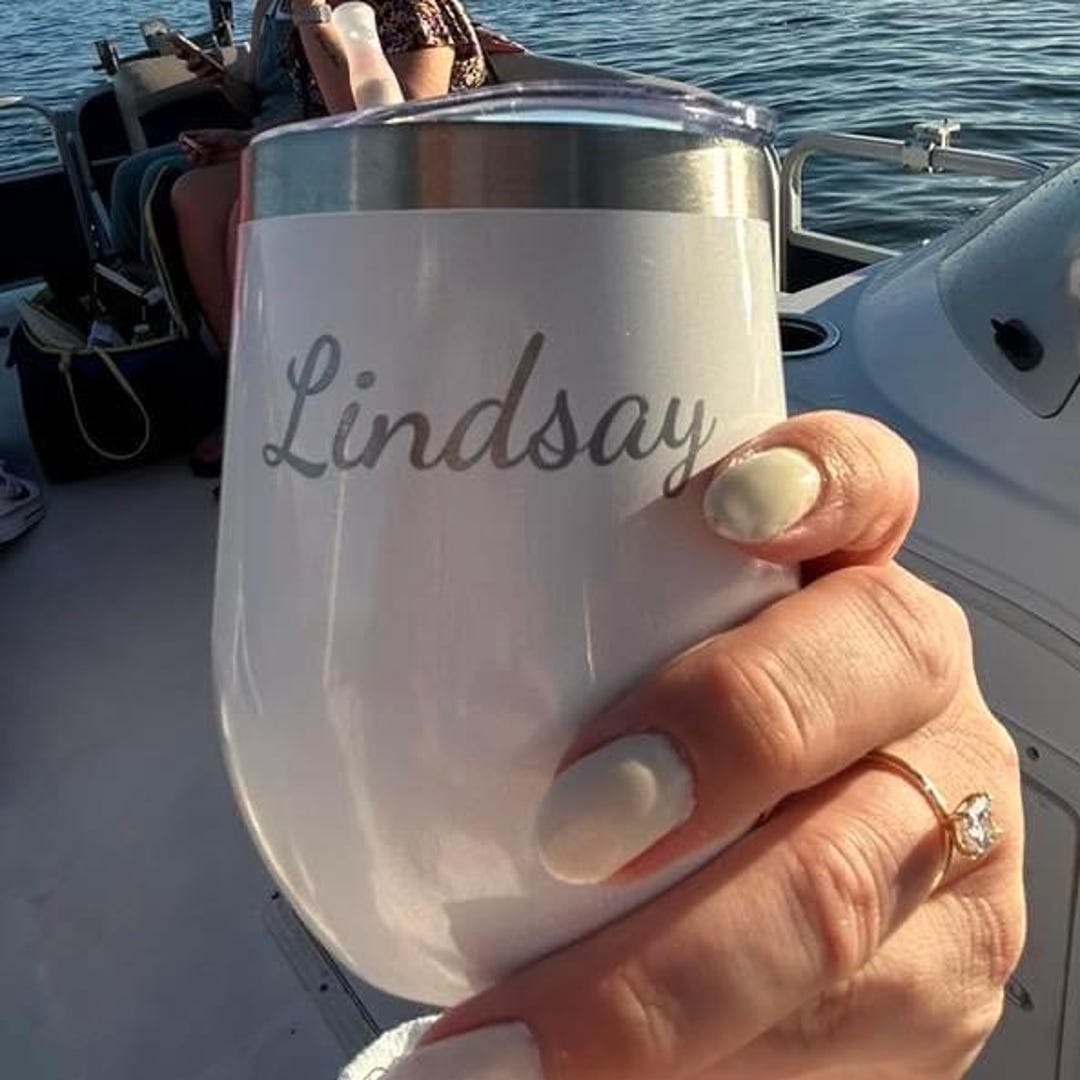 Custom Engraved Wine Cup - Etsy