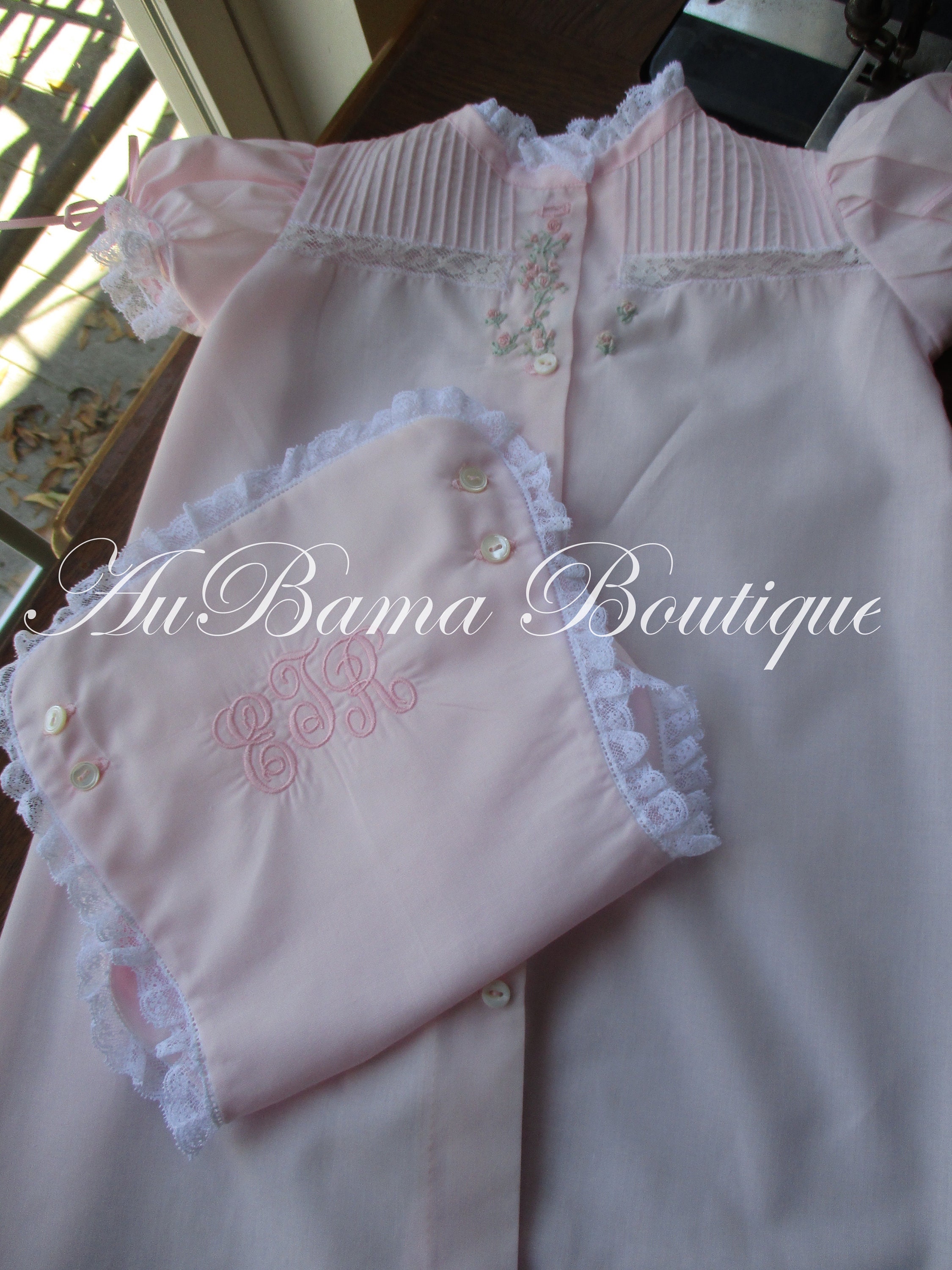 Tucked Baby Gown With Diaper Cover - Etsy