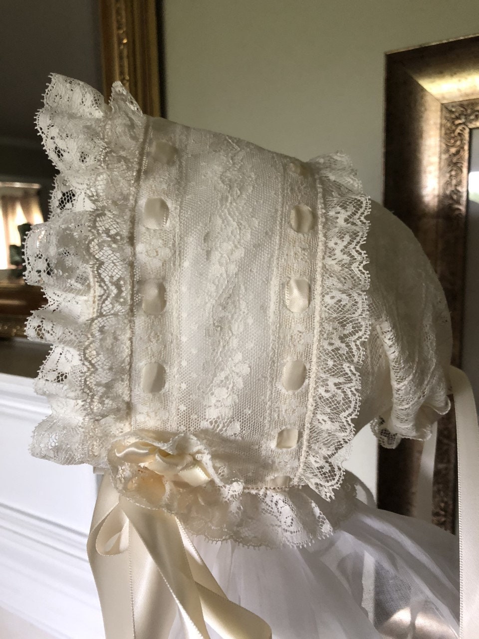 Full Lace Bonnet | Etsy