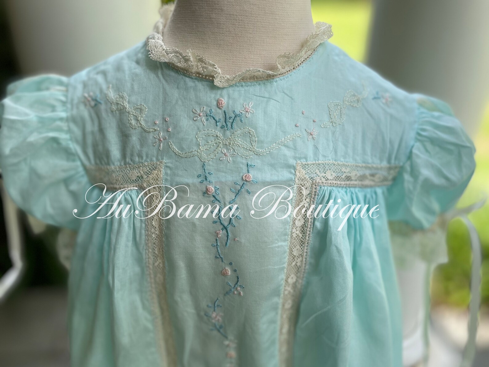The "adele" Hand Embroidered "t" Yoke Dress - Etsy