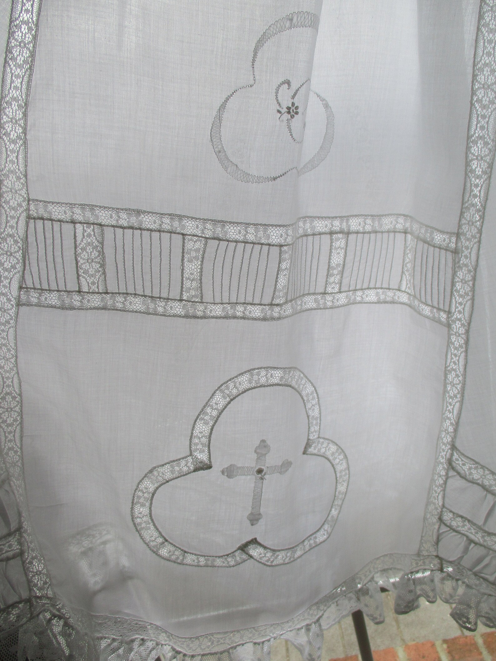 Trinity Circle and Cross Christening/blessing Gown - Etsy