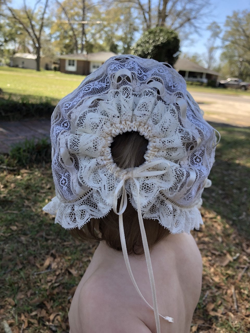 Full Lace Bonnet | Etsy